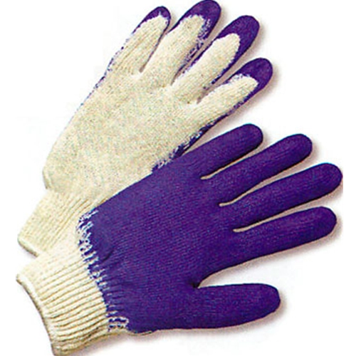 String Knit Latex Coated Glove